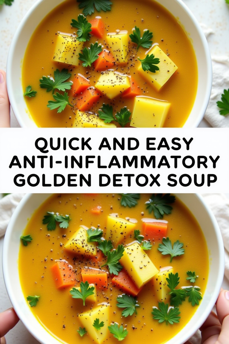 Golden Detox Goodness: The Ultimate Anti-Inflammatory Soup for Healing ...